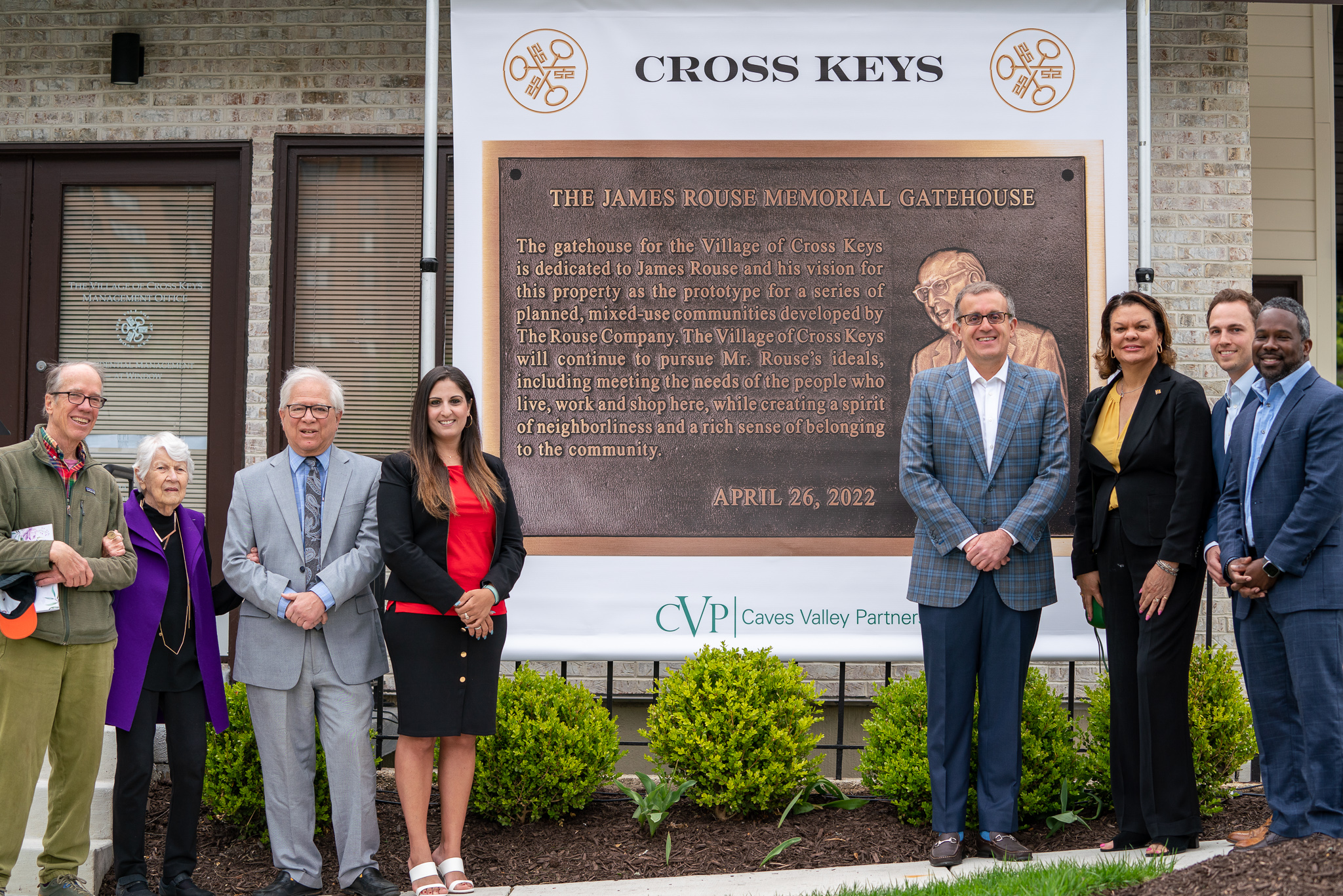 Gatehouse at Cross Keys Dedicated to James Rouse