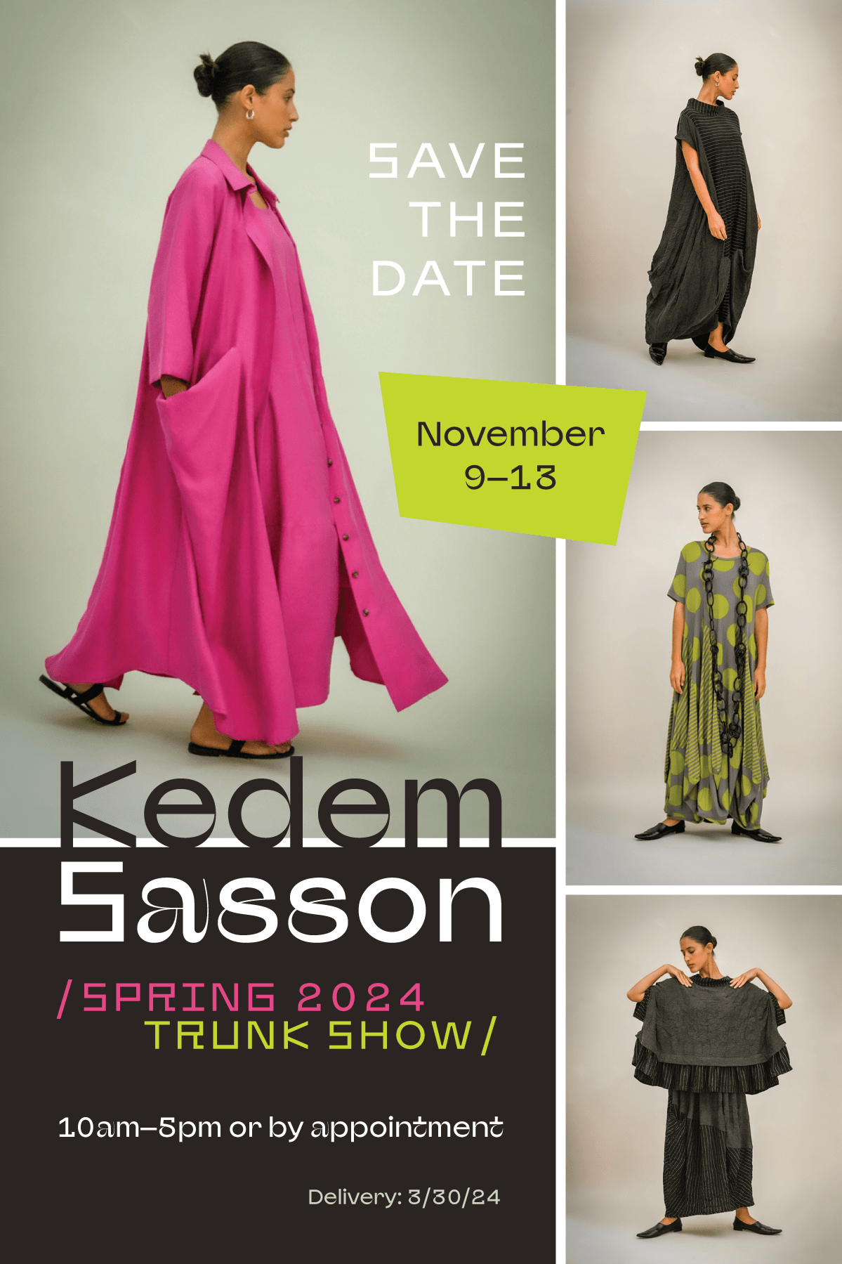 Kedem Sasson Spring 2024 Trunk Show | Chezelle