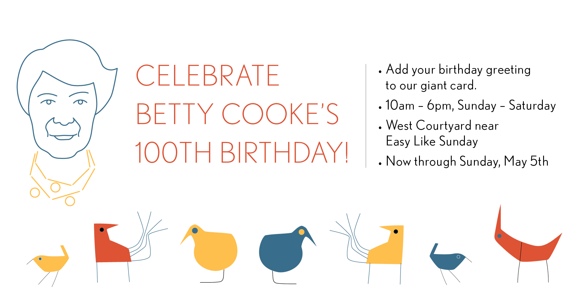 Betty Cooke's 100th Birthday - Sign the Giant Card - The Village of ...